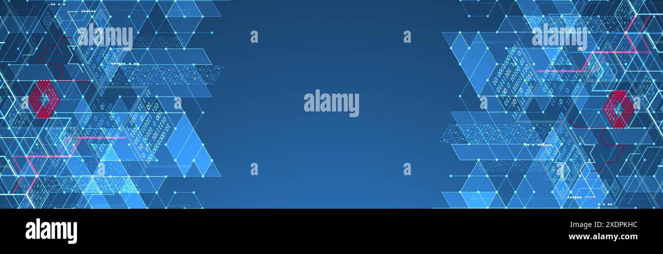 Isometric big data processing concept, cloud database. Abstract ...