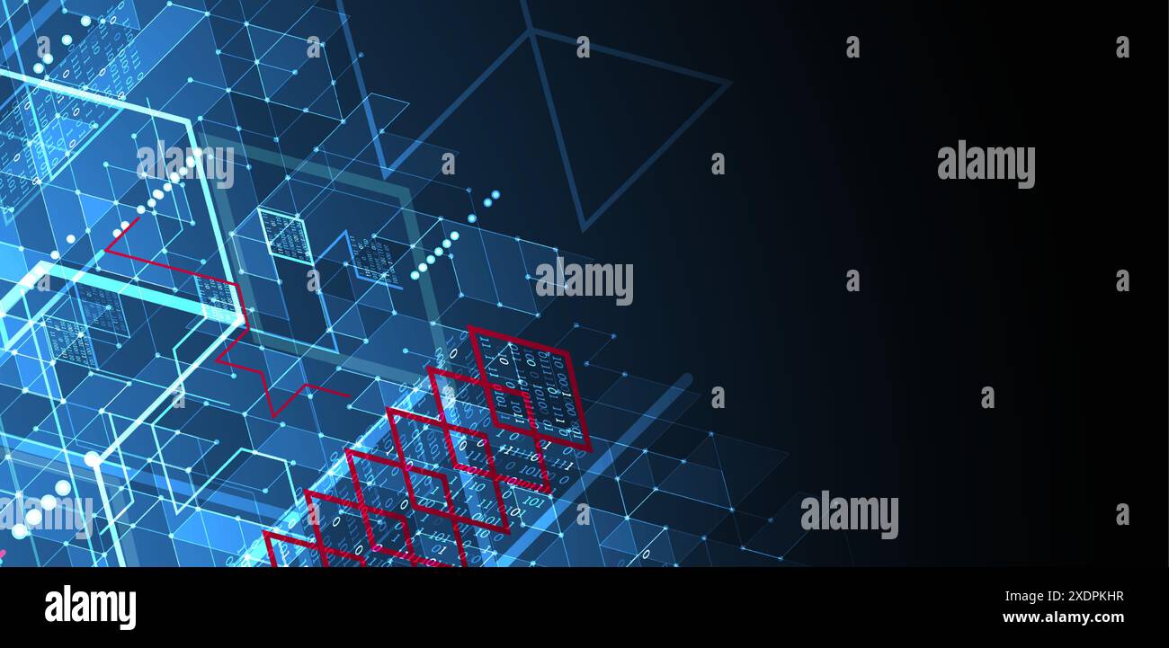 Isometric big data processing concept, cloud database. Abstract ...