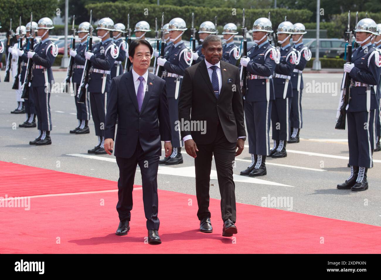 Taiwan's President Lai Ching-te welcomes Prime Minister Terrance Drew ...