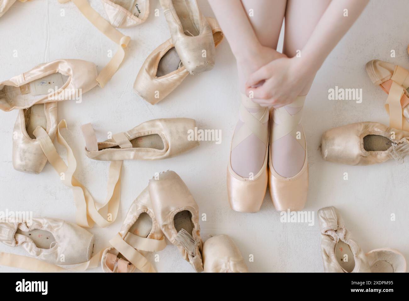 Birds eye view of feet hi-res stock photography and images - Alamy