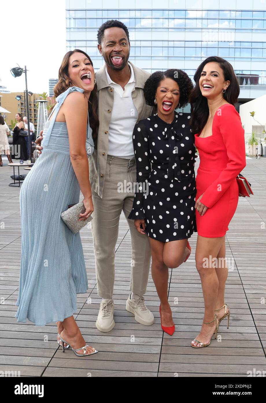 Hollywood, Ca. 23rd June, 2024. Angelique Cabral, Jay Ellis, Angel ...