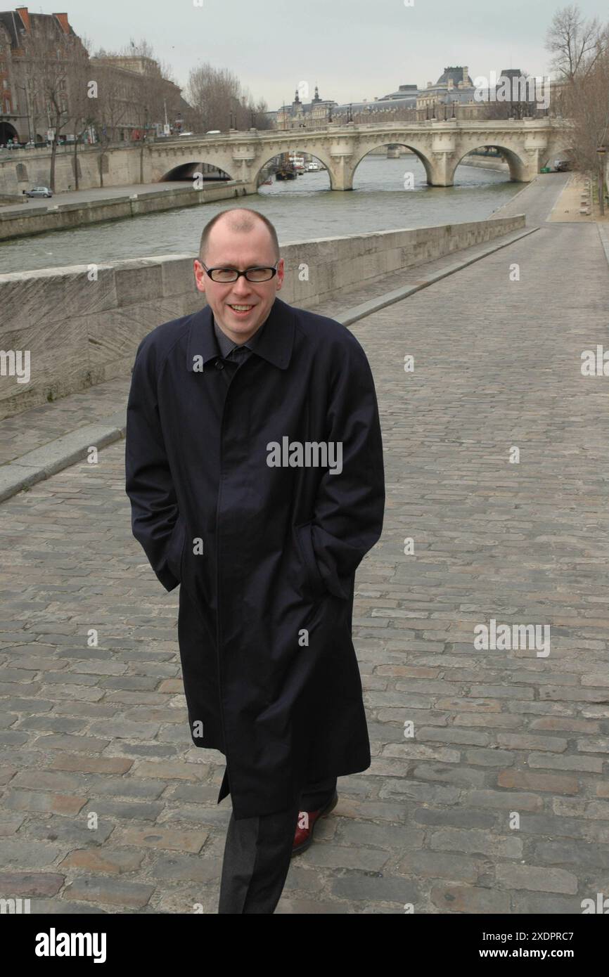 David PEACE - Date : 20050301 ©John Foley/Opale.photo Stock Photo - Alamy