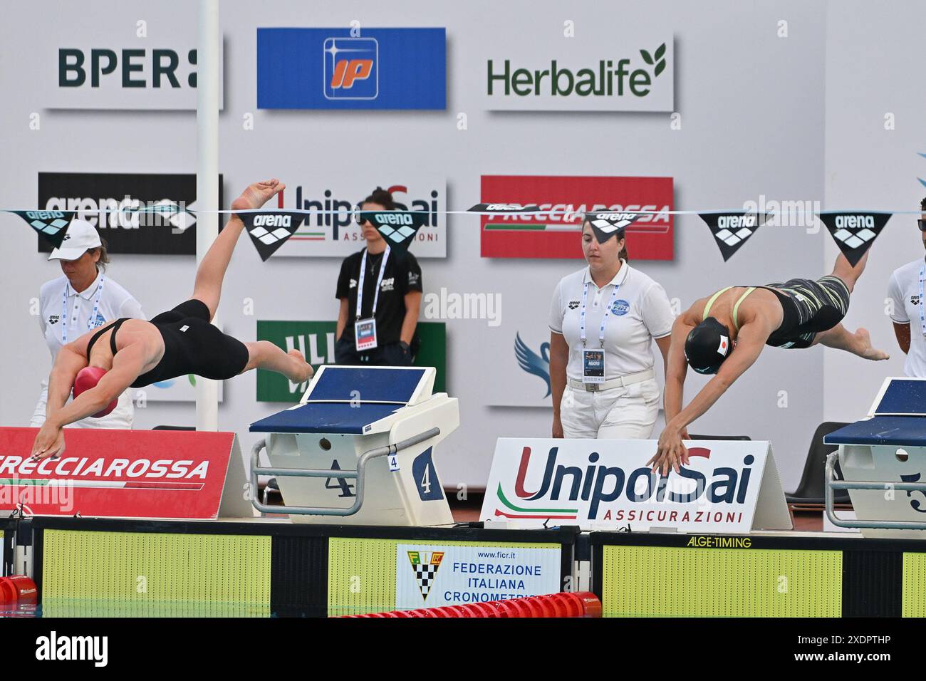 Foro Italico, Roma , Italy - WOOD Abbie, OHASHI Yui 200 M Medley during ...