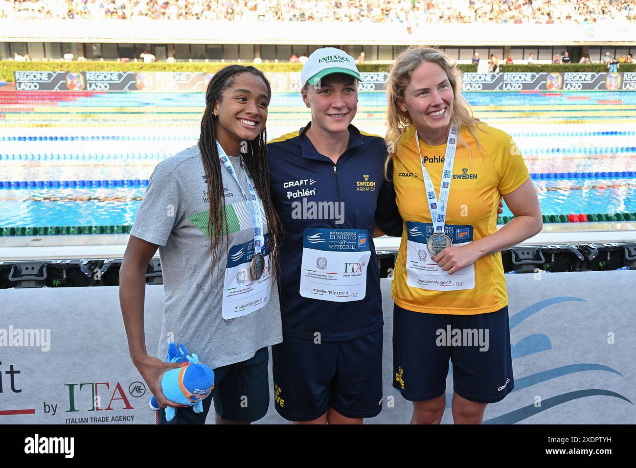Foro Italico, Roma , Italy - Sara Curtis, Sara Sjostrom, Michelle ...