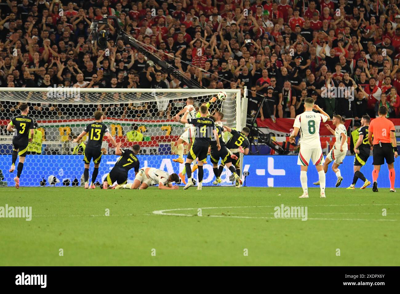 Stuttgart, Germany, 23rd Jun, 2024. Scotland supporters at the match ...