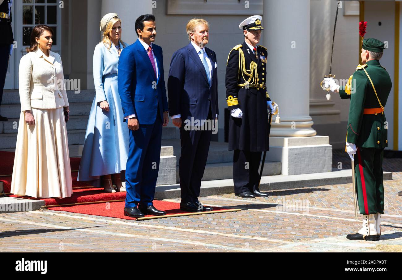 THE HAGUE - The Emir of the State of Qatar Sheikh Tamim bin Hamad Al ...