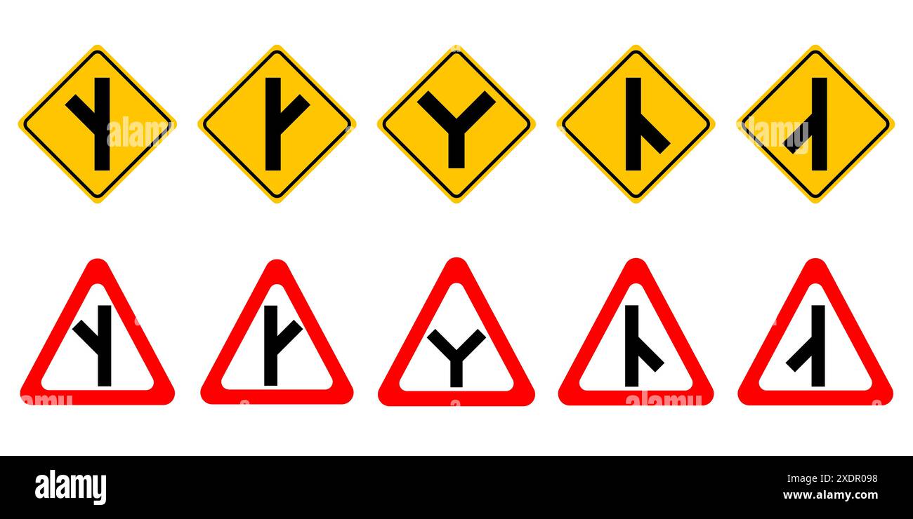 Y intersection sign. Vector design Stock Vector Image & Art - Alamy