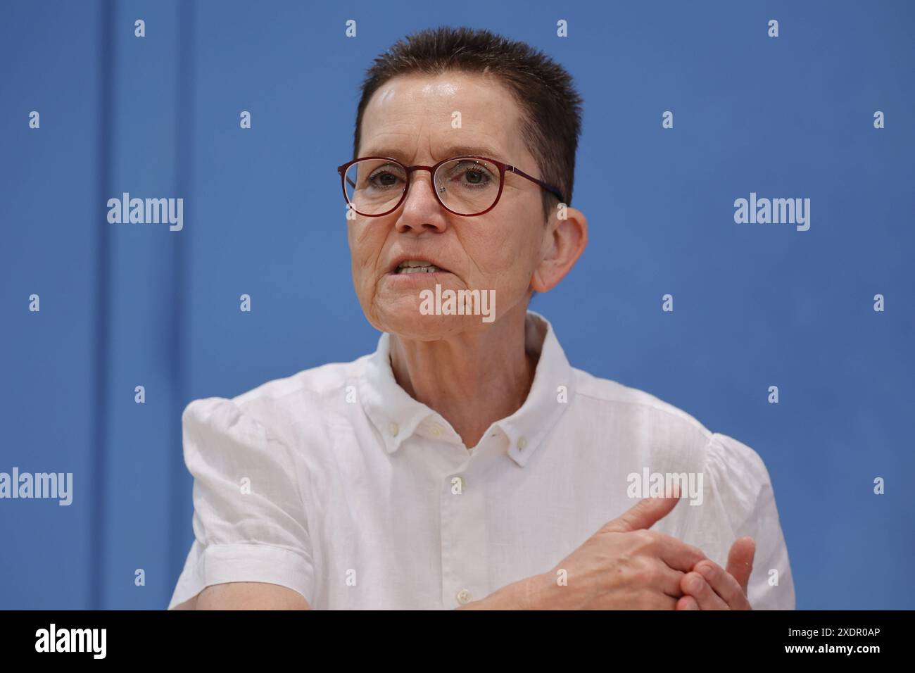 Dr. Petra Sitte, MdB, Deutschland, Berlin, Bundespressekonferenz, Thema ...