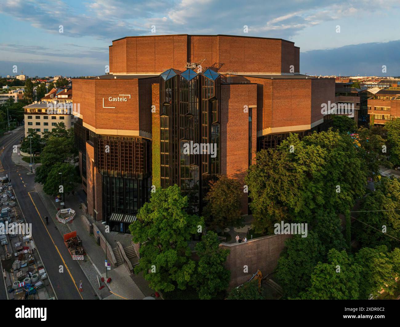 MUNICH, GERMANY - JUNE 23: The Gasteig in Munich, one of the largest ...