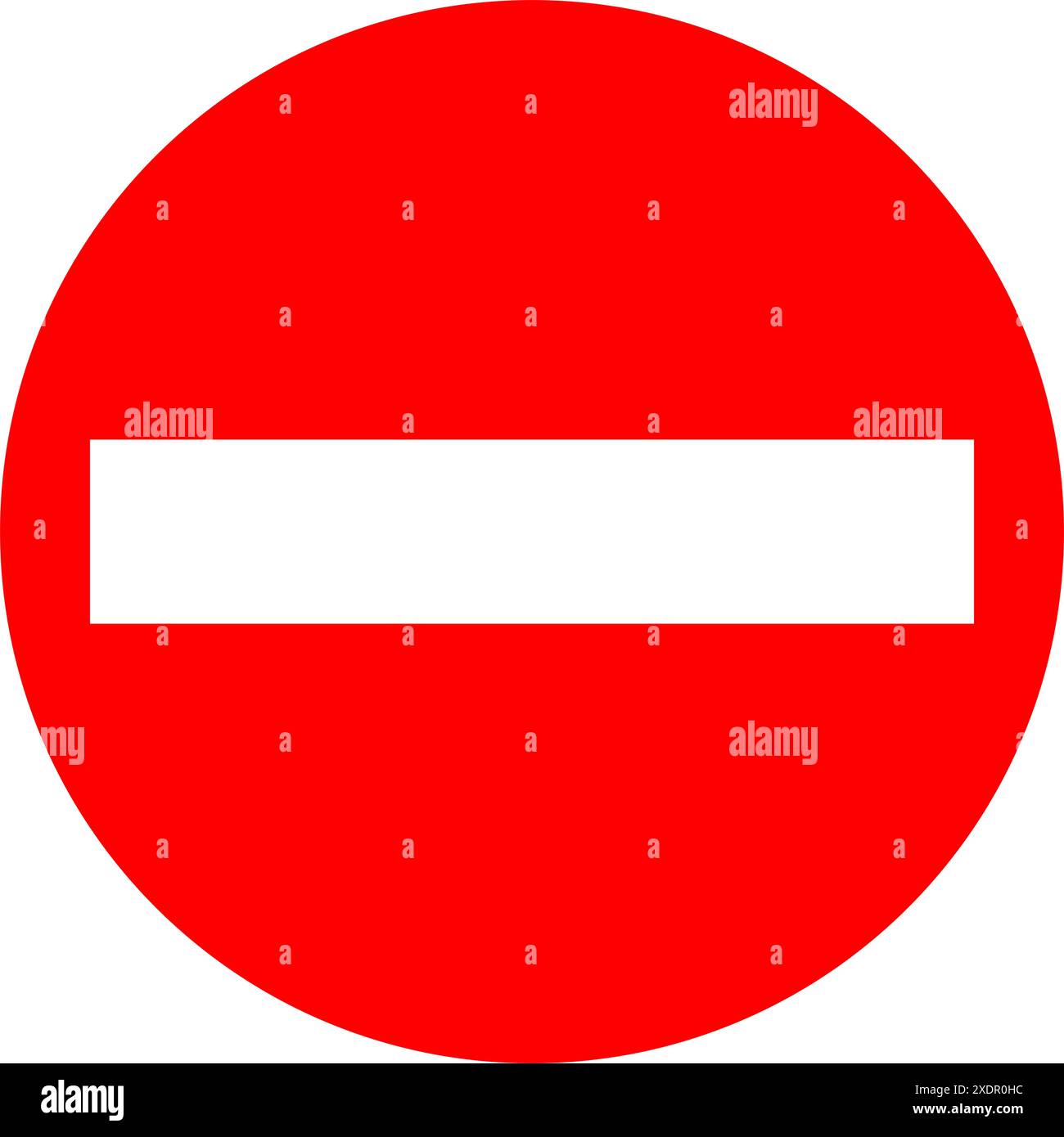 No entry sign. Stop sign. Vector illustration Stock Vector Image & Art ...