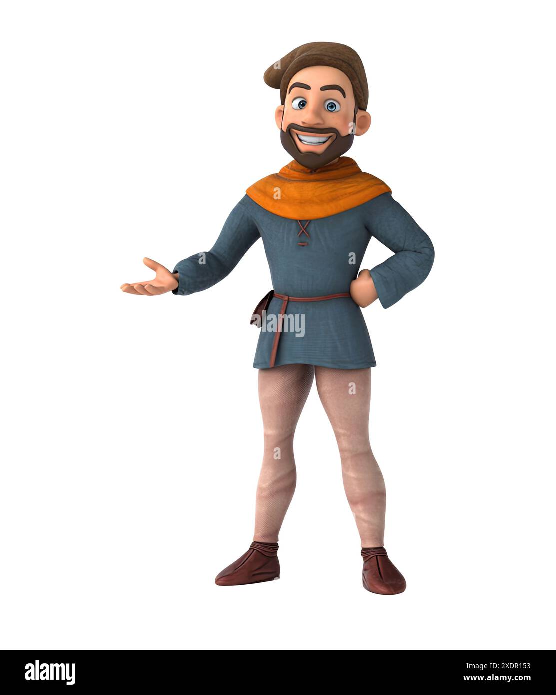 Medieval french citizen Cut Out Stock Images & Pictures - Alamy