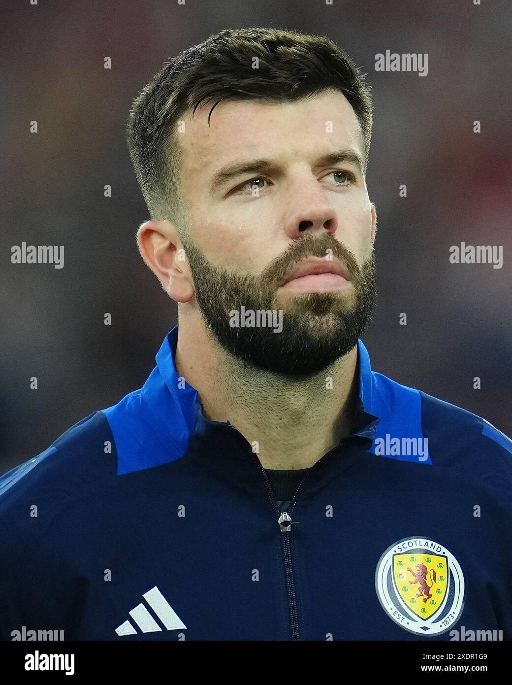 Grant Hanley of Scotland during the UEFA Euro 2024 match between ...
