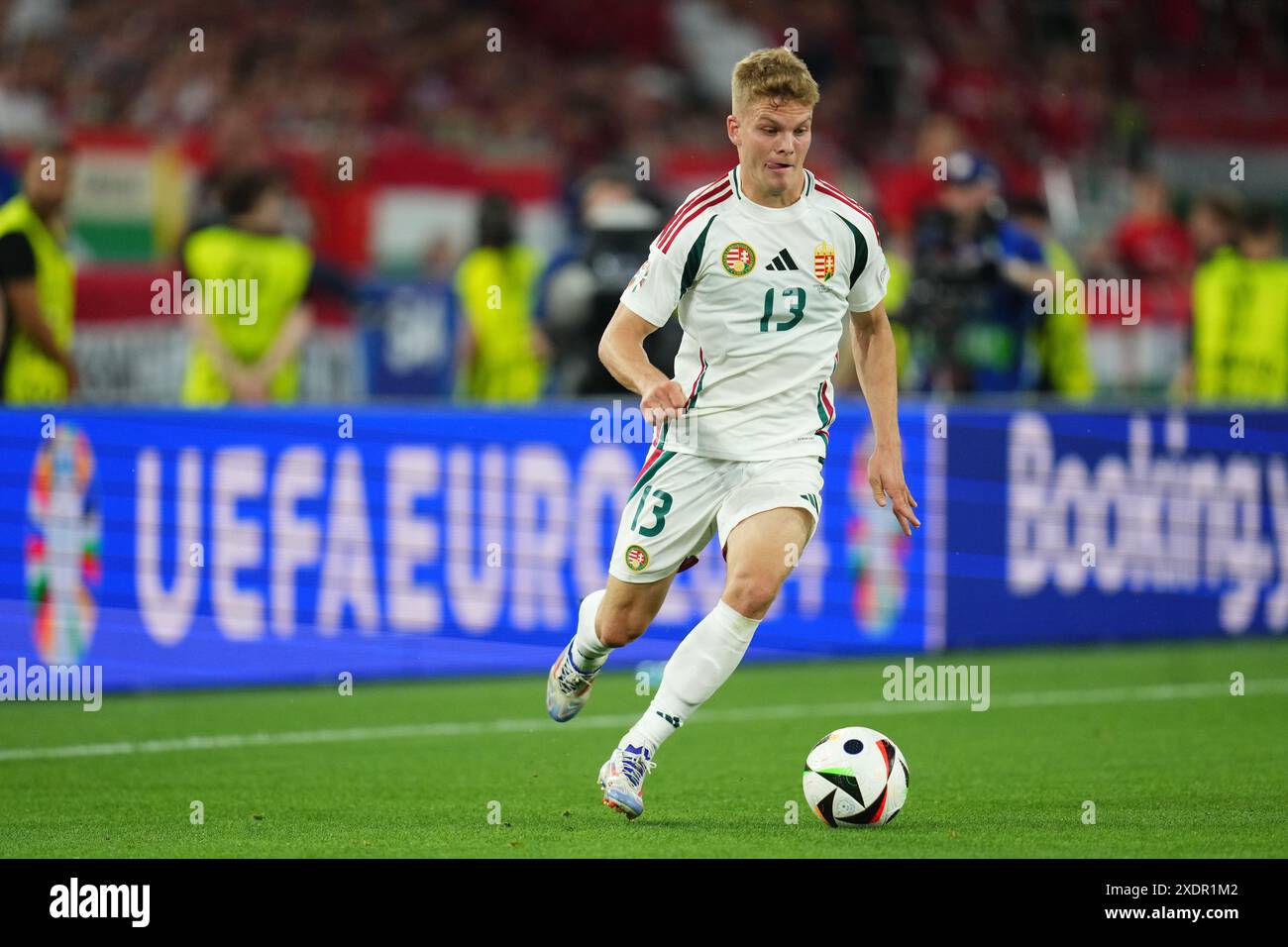 Andras Schafer of Hungary during the UEFA Euro 2024 match between ...