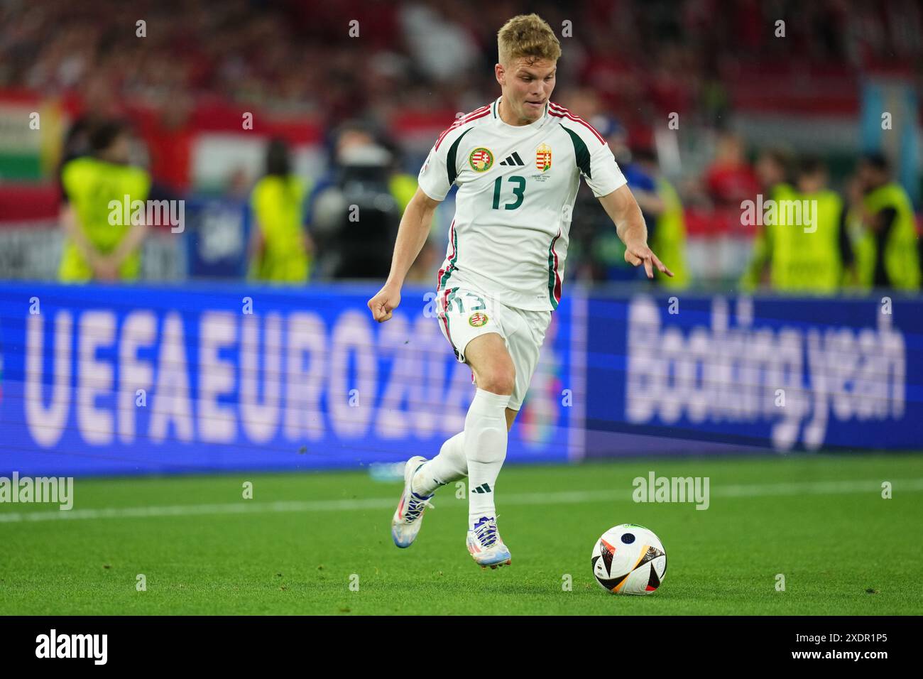 Andras Schafer of Hungary during the UEFA Euro 2024 match between ...