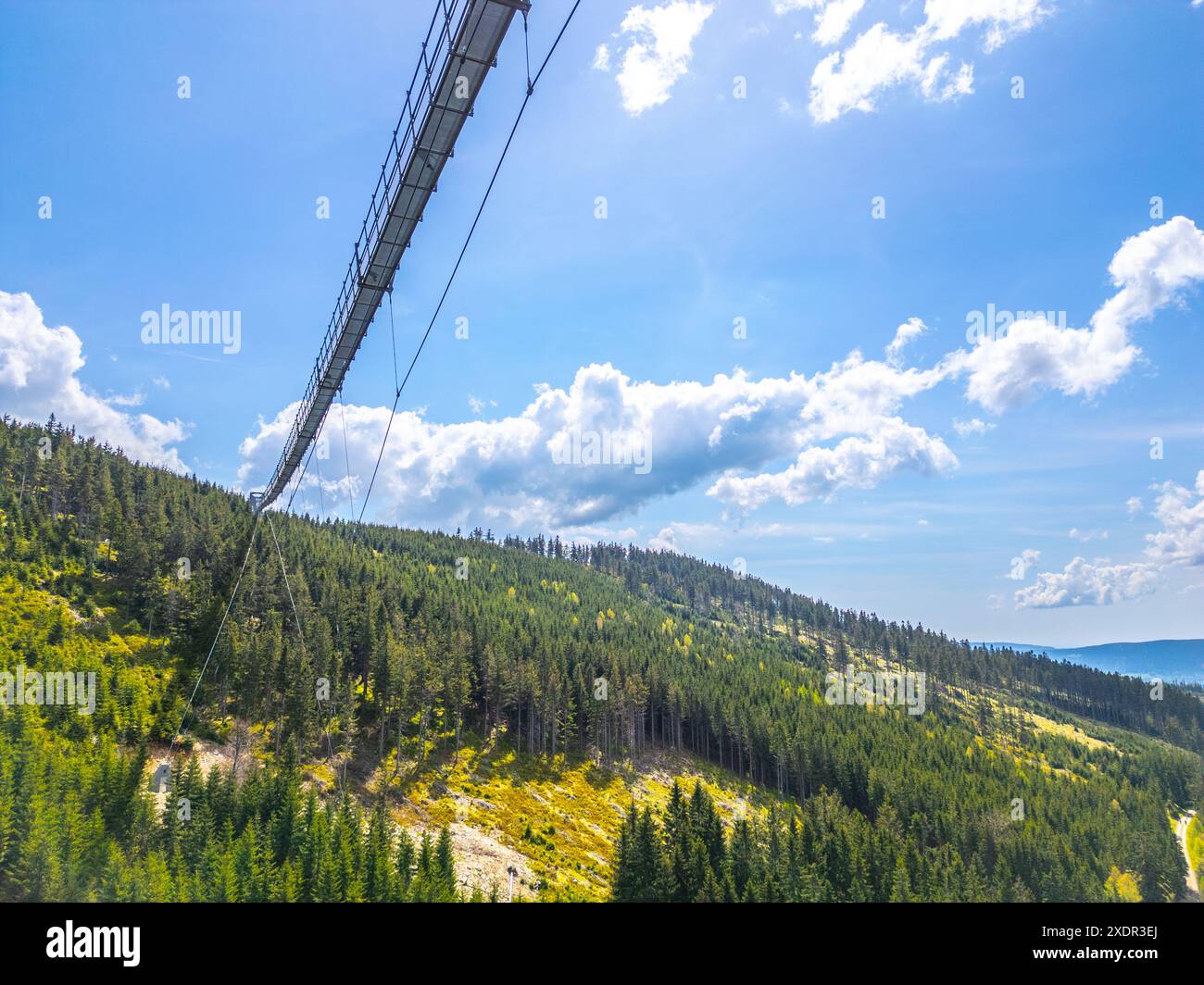 Sky Bridge 721 - the Worlds longest suspension footbridge stretches ...
