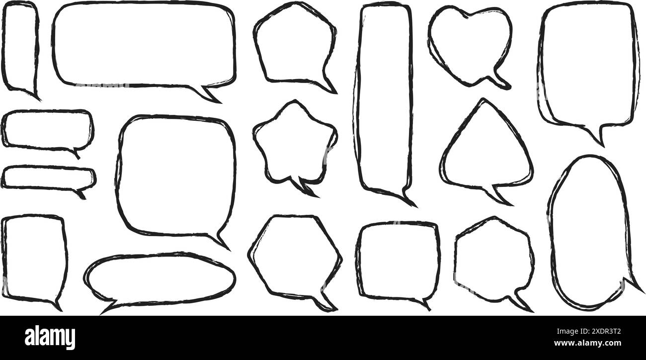 Set of hand drawn grunge circle and square highlights. Marker scratch ... Set of hand drawn grunge circle and square highlights. Marker scratch ...