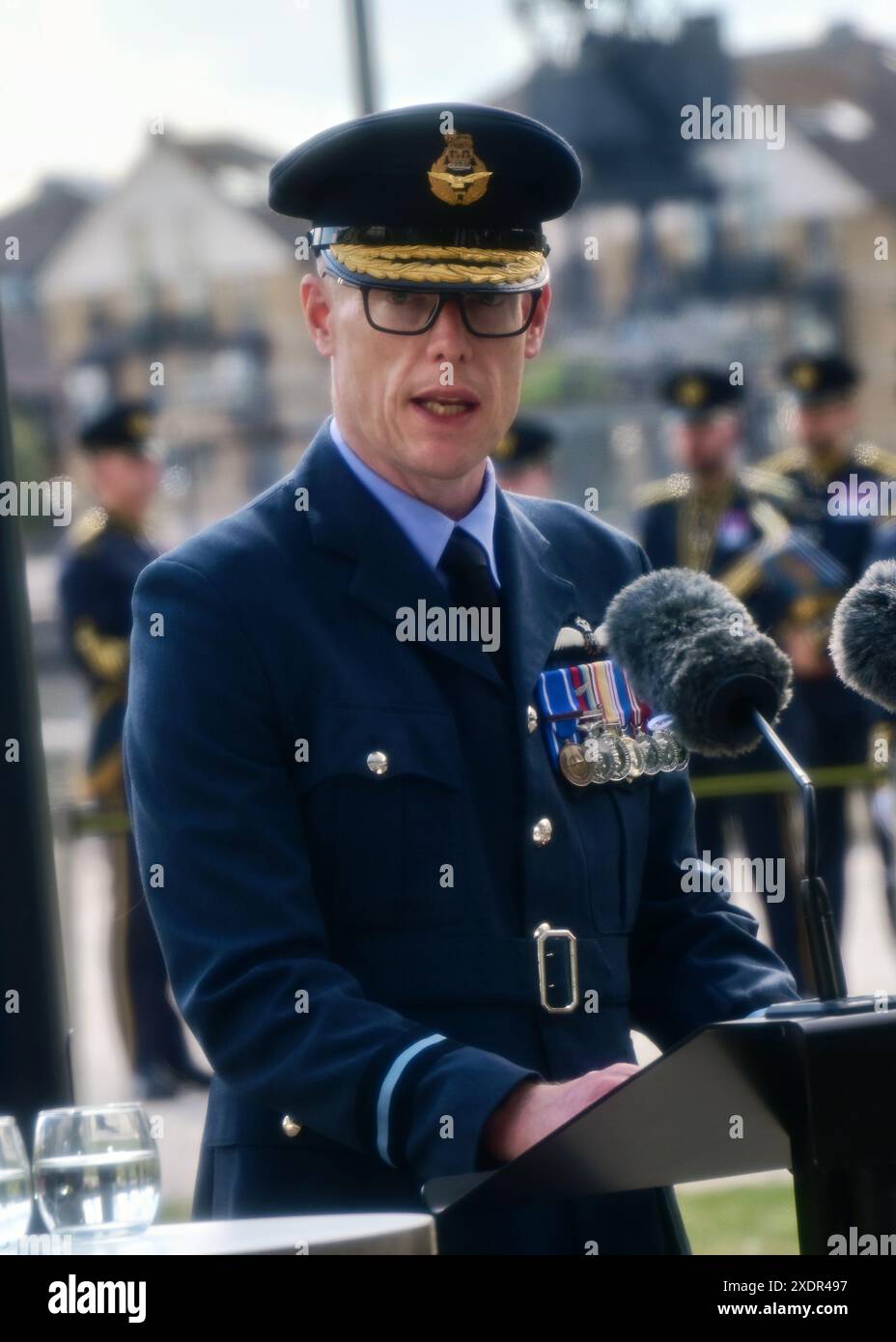 LONDON, UK. 24th June, 2024. Air Commodore Philip Wadlow delivered the ...