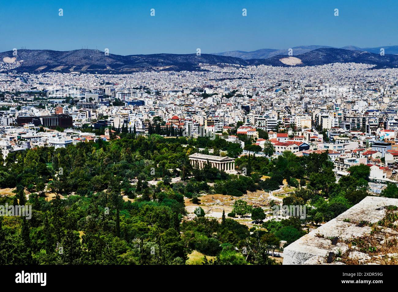 Landscape of Athens, Greece, Europe Stock Photo - Alamy