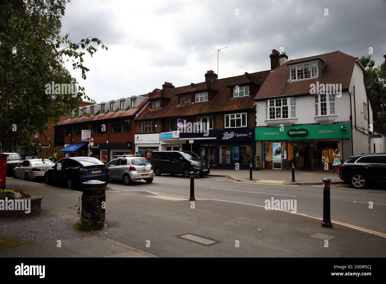 Banstead Village Opticians on High Street Surrey England Stock Photo ...