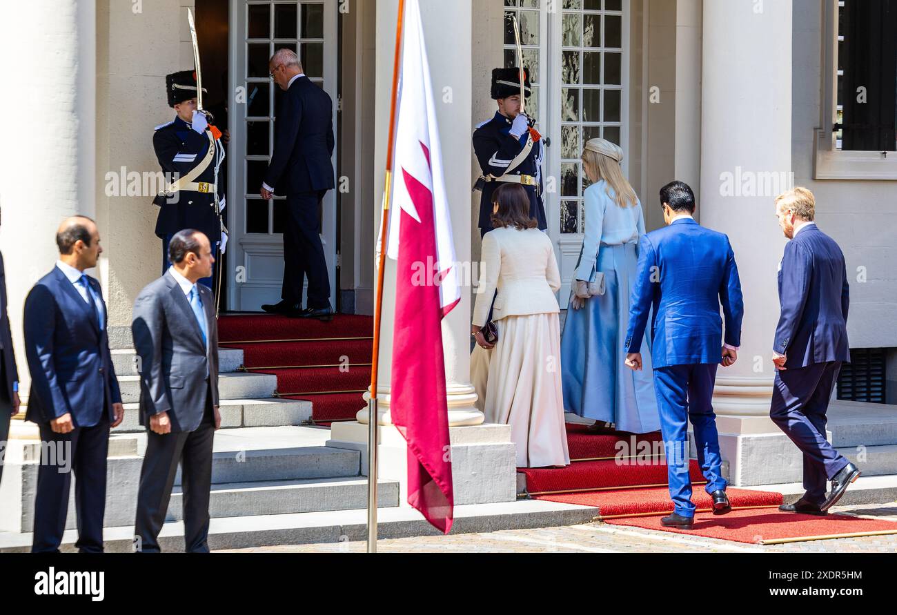 THE HAGUE - The Emir of the State of Qatar Sheik Tamim bin Hamad Al ...