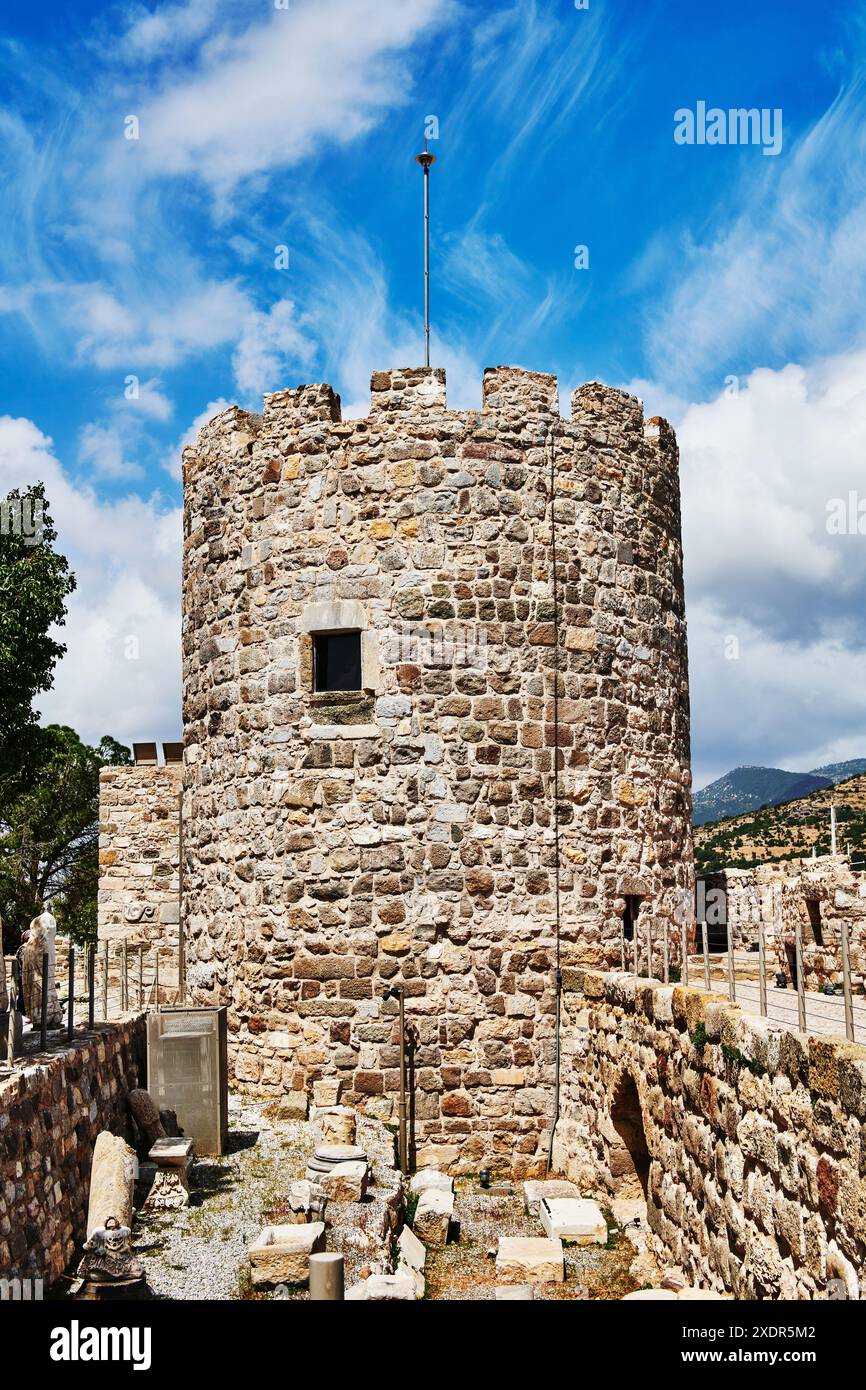 Exterior of St. Peter's Castle, Bodrum castle, Bodrum, Turkey, Europe ...