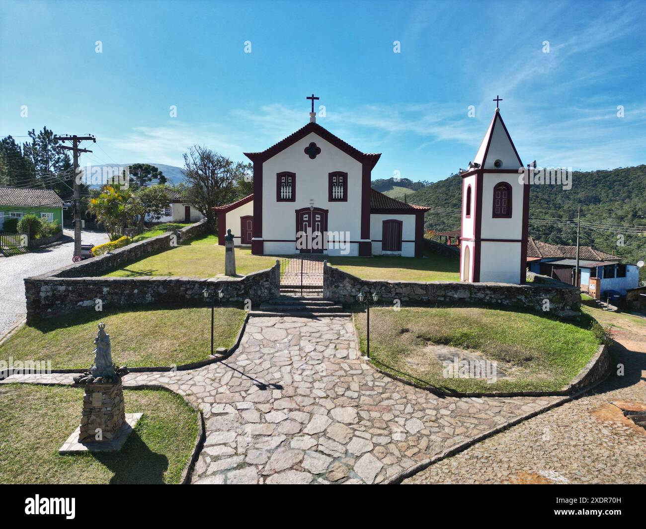 The Nossa Senhora da Conceicao Mother Church in Conceicao do Ibitipoca ...