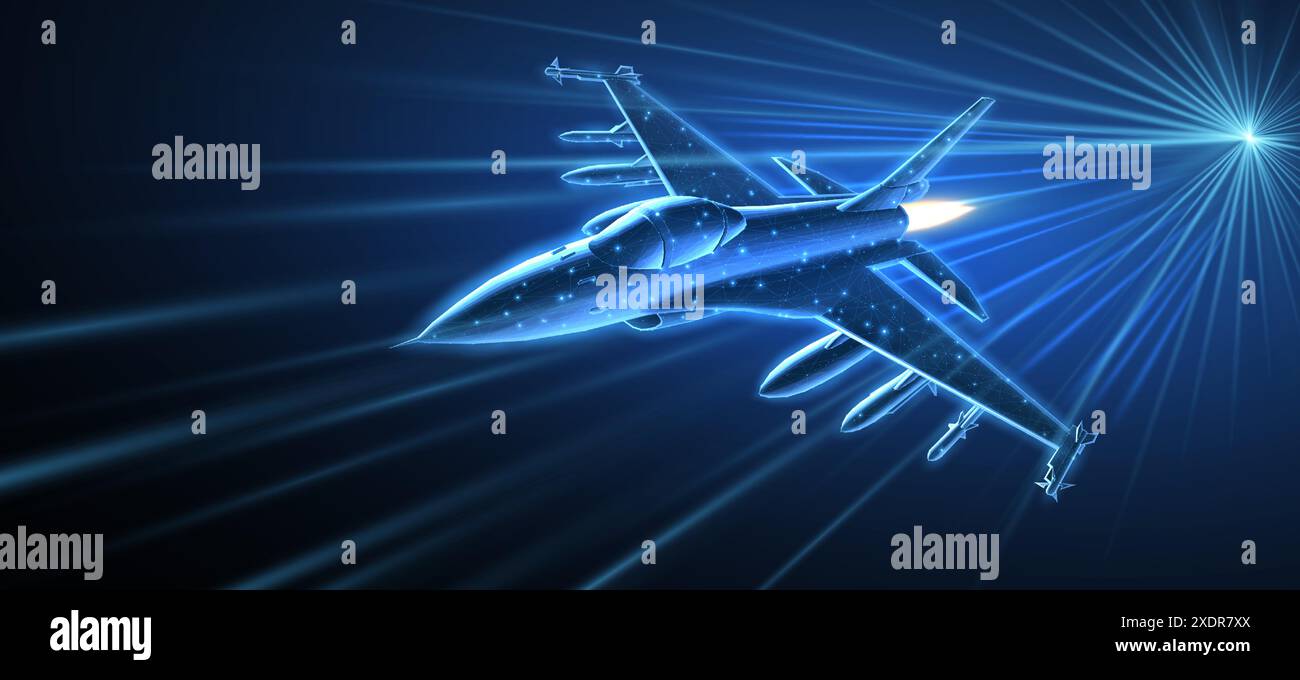 Fighter jet. Military aircraft, Aerospace innovation, AI in Air defense ... Fighter jet. Military aircraft, Aerospace innovation, AI in Air defense ...