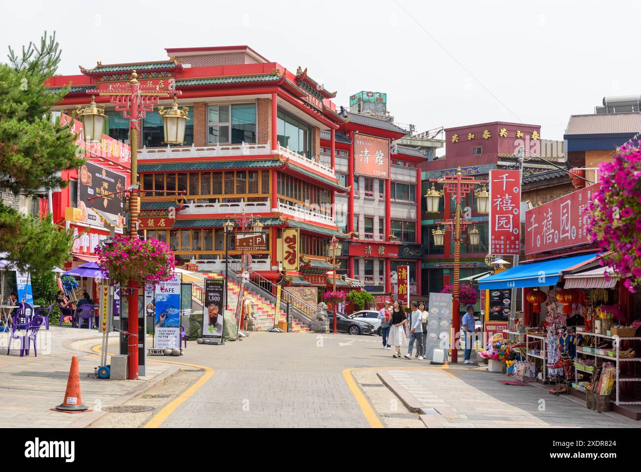 Incheon, South Korea. 20th June, 2024. People walk along the Chinatown ...