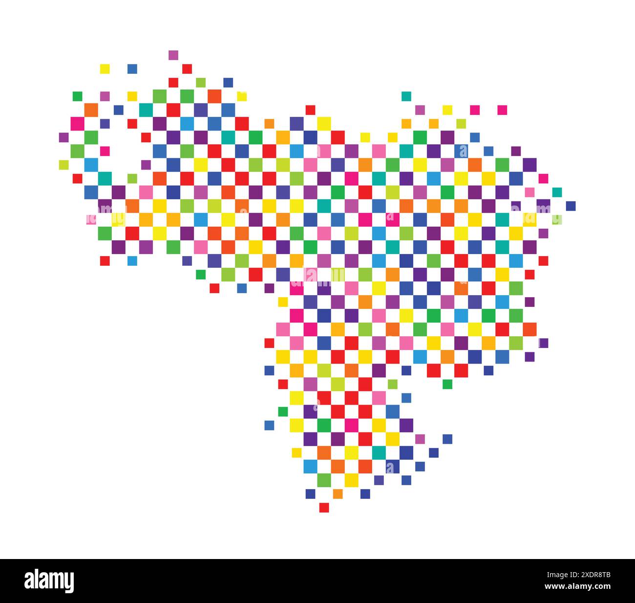 Topographic map venezuela Stock Vector Images - Alamy
