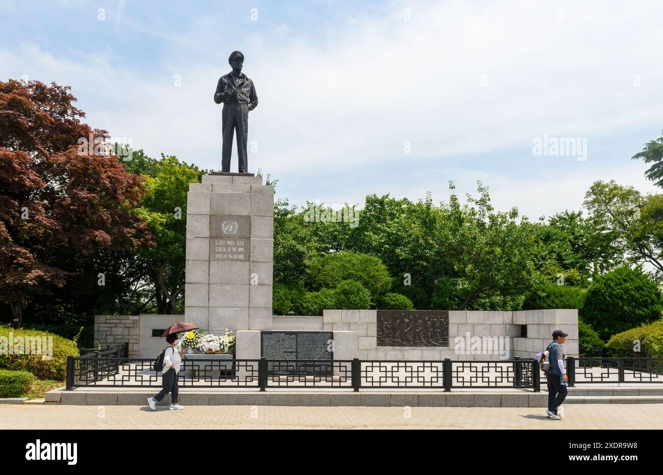 Incheon, South Korea. 20th June, 2024. The statue of General Douglas MacArthur at Jayu Park ...