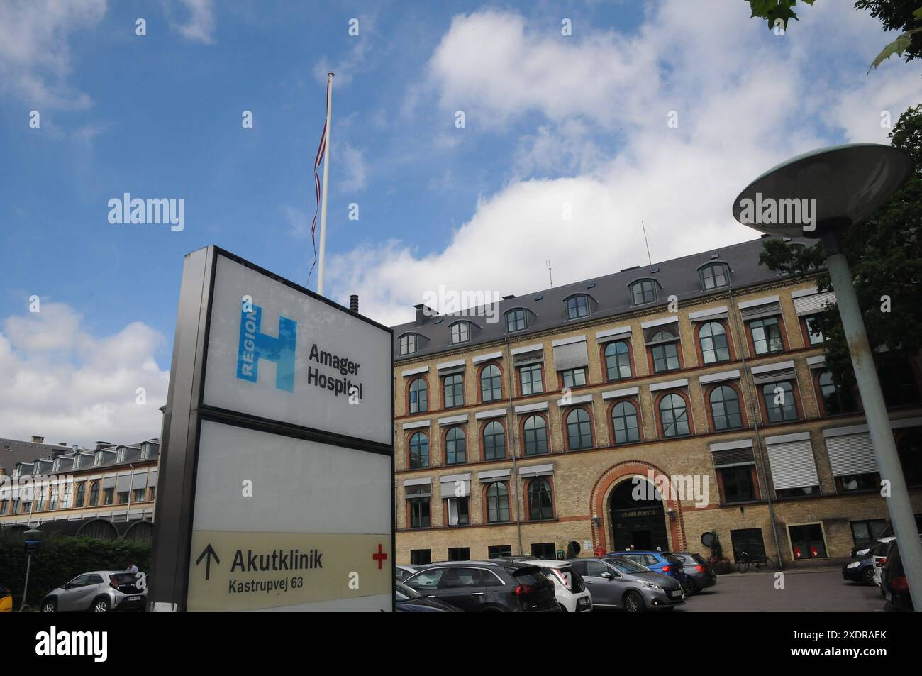 Copenhagen/ Denmark/24 JUNE 2024/Danish national health amagr hospital ...