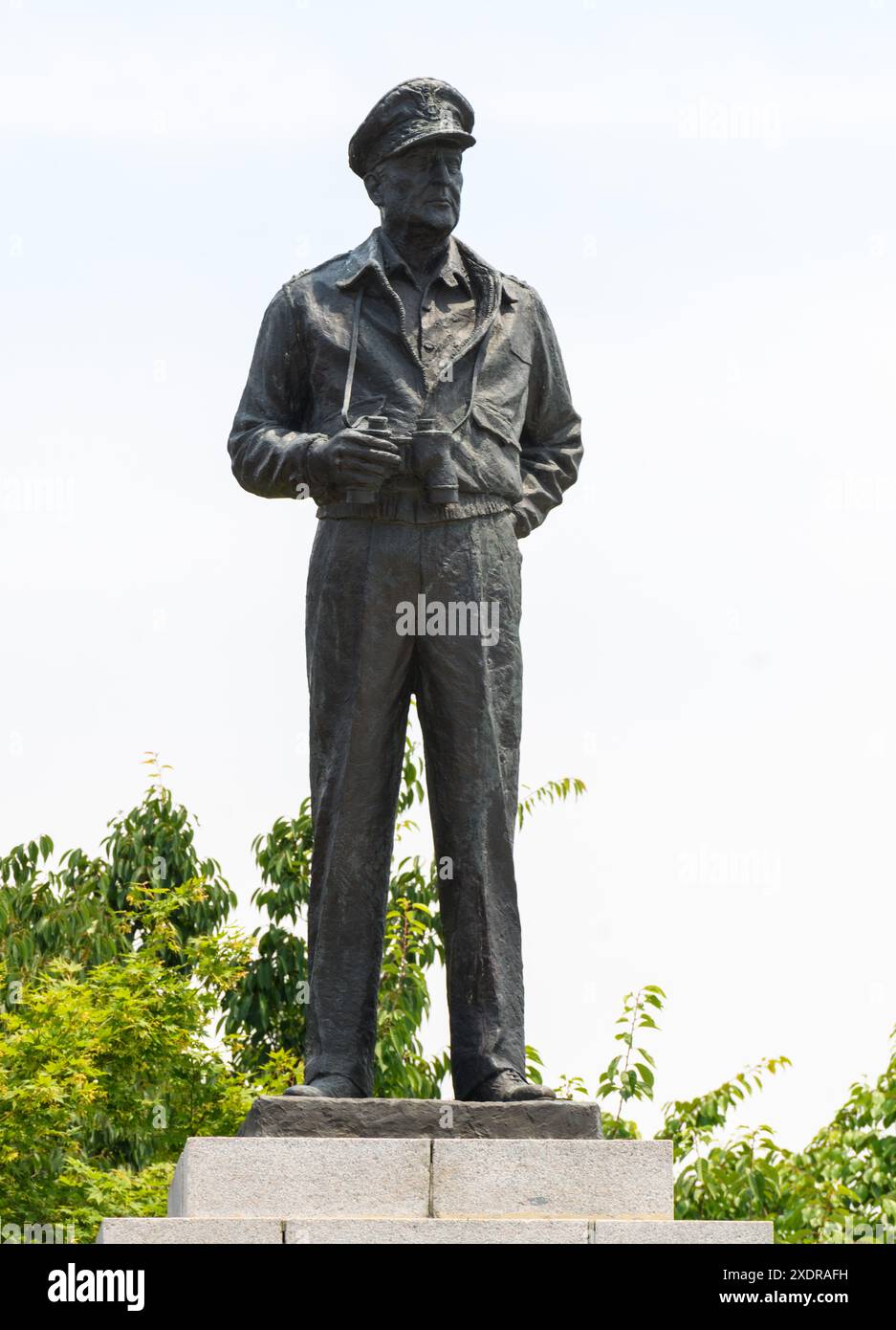 Incheon, South Korea. 20th June, 2024. The statue of General Douglas MacArthur at Jayu Park ...