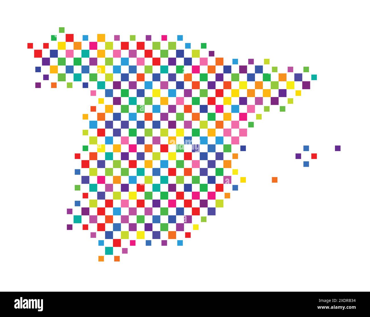 Make a mosaic spain Stock Vector Images - Alamy