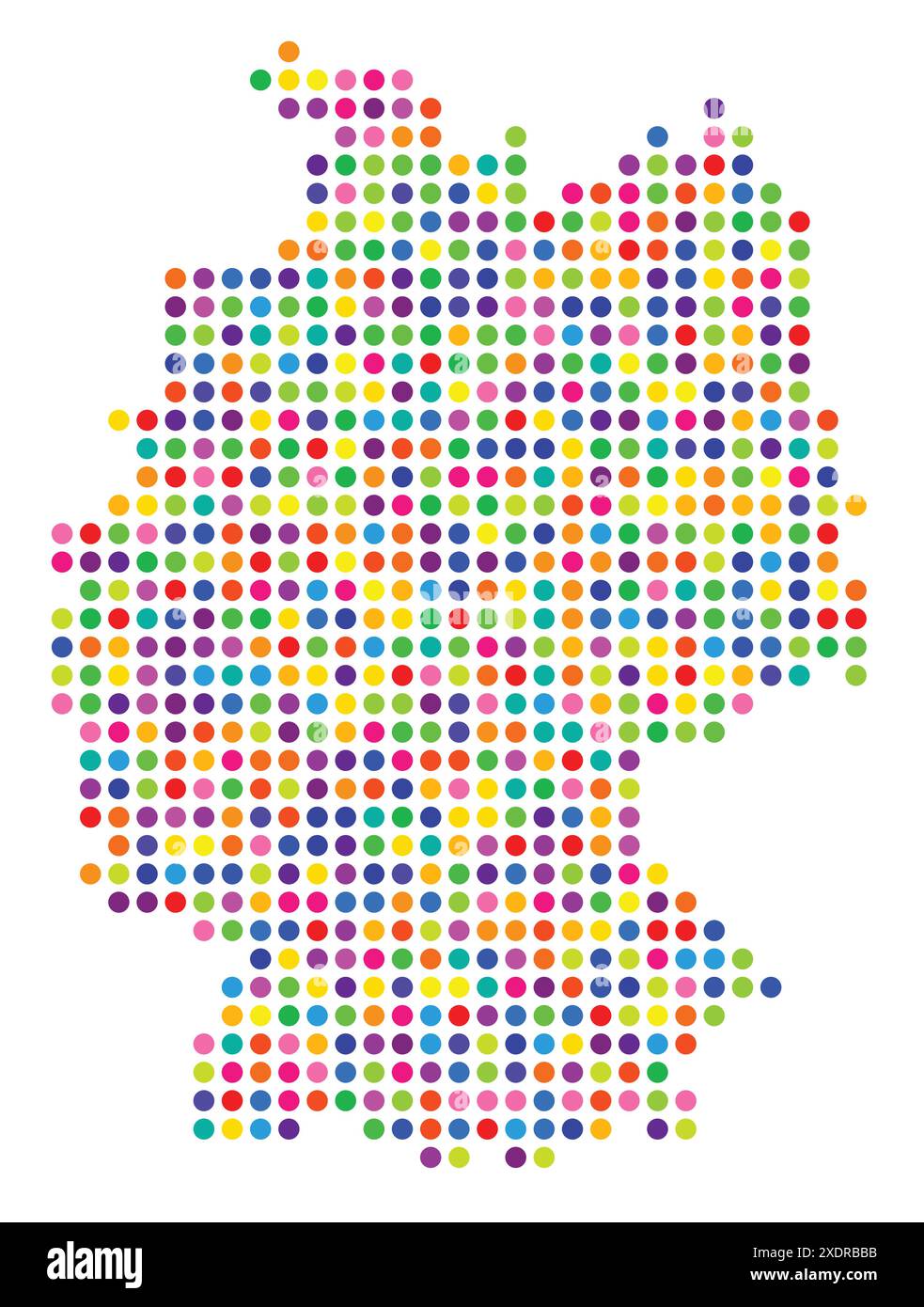 Germany country outline hi-res stock photography and images - Alamy