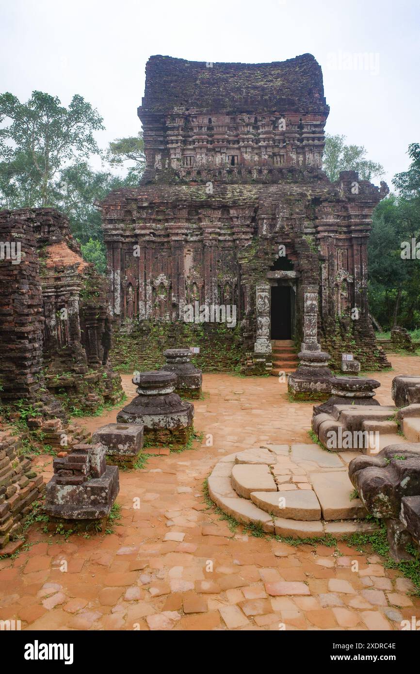 Hoi An, Vietnam - 6 Feb, 2024: My Son Hindu temple built during the ...
