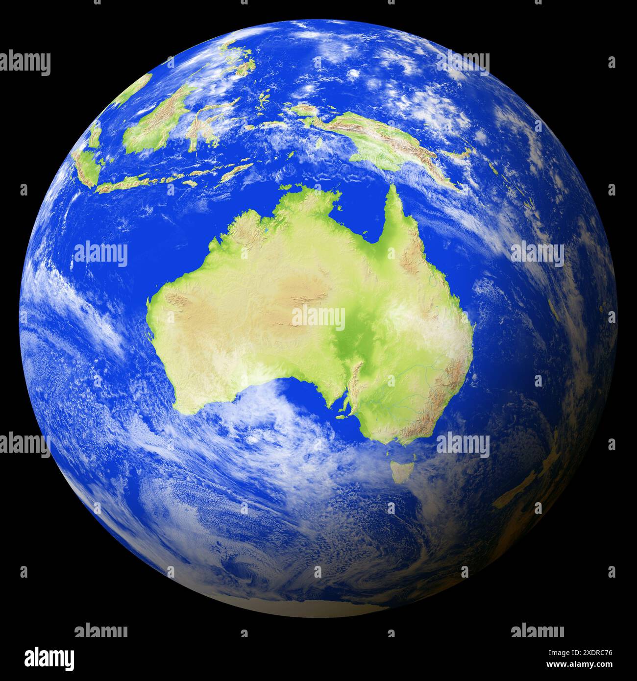 Australia satellite image hi-res stock photography and images - Alamy