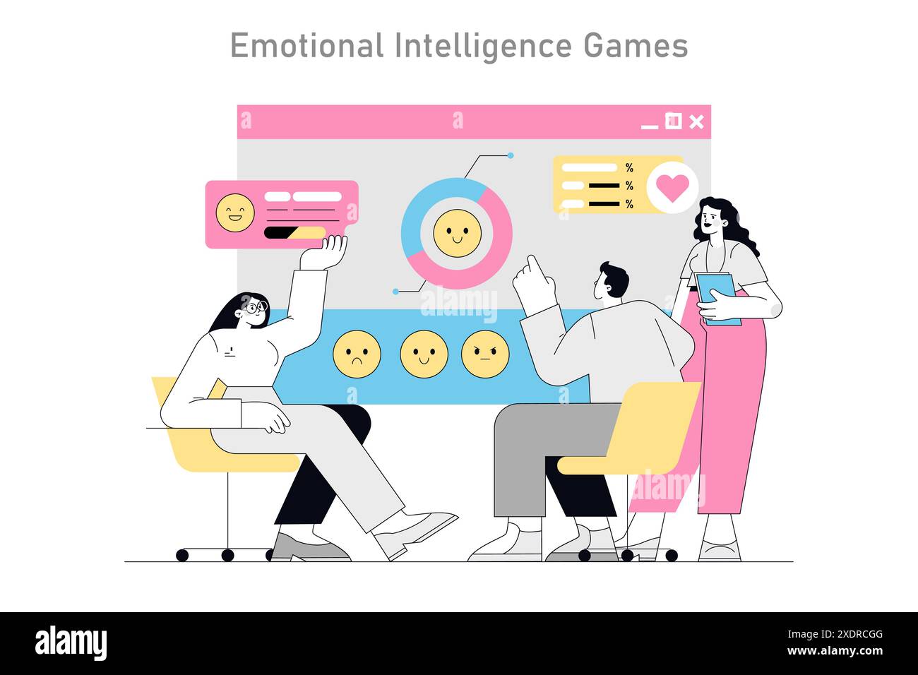 Gamification in Psychotherapy concept. Therapist using interactive ...