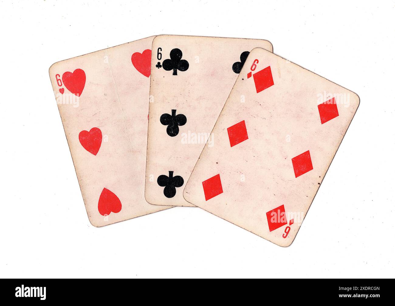 Antique Chinese style playing cards making a trick from the ancient ...