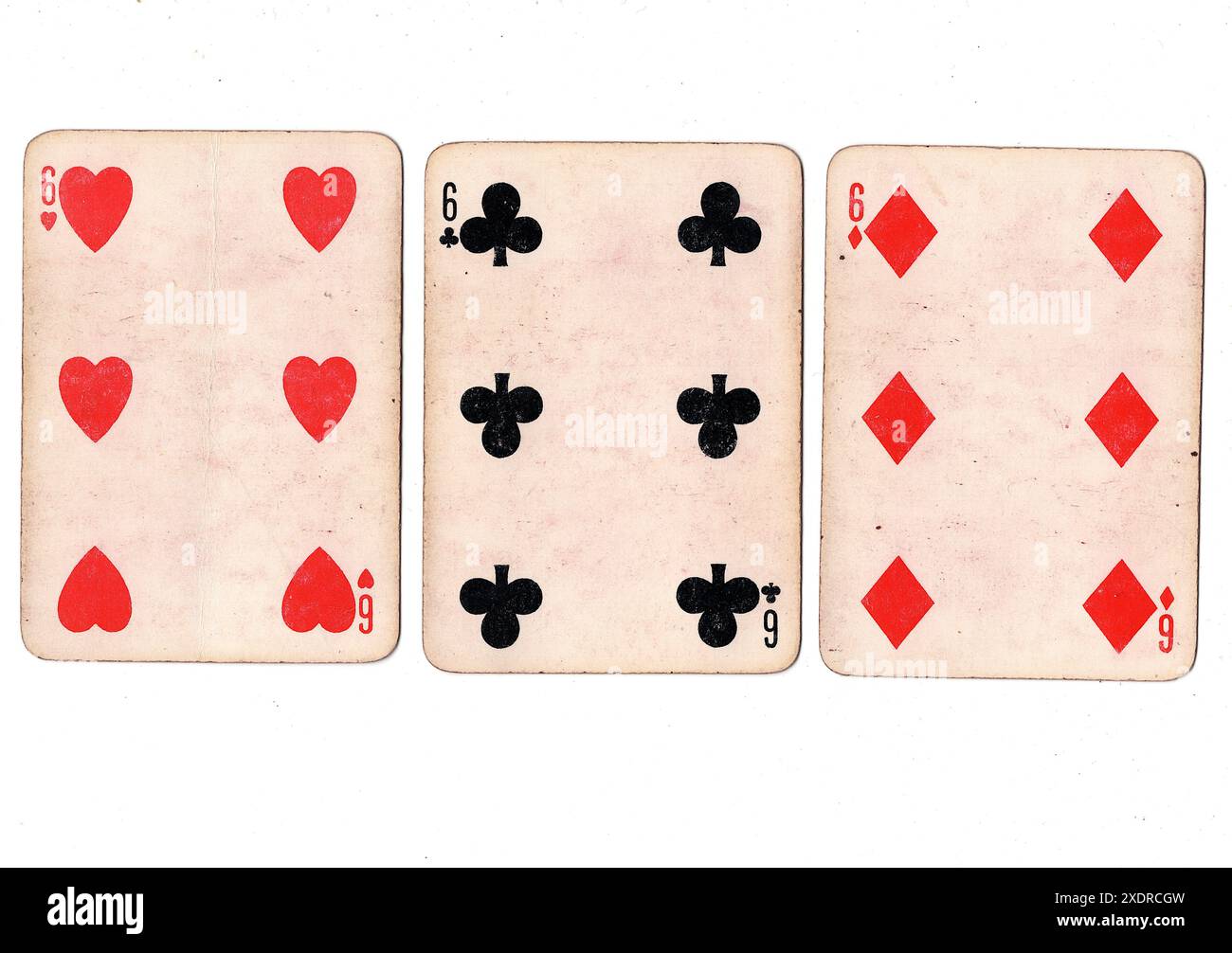 Antique Chinese style playing cards making a trick from the ancient ...