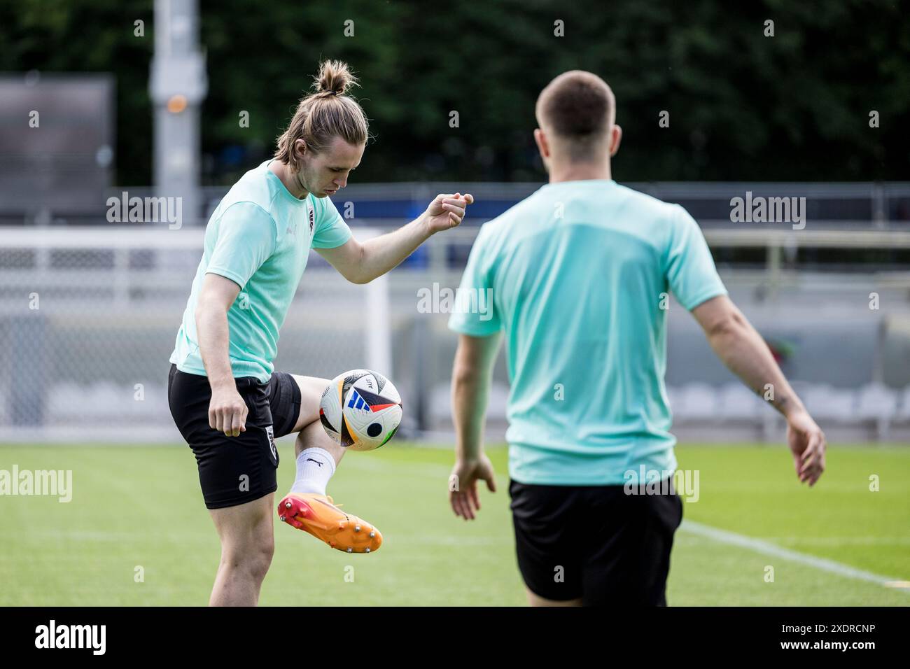 Berlin, Germany. 24th June, 2024. Patrick Wimmer of Austria seen during ...
