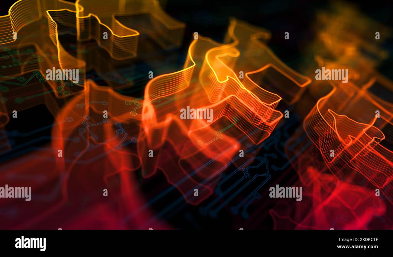 Trojan virus cyber crime and security breach symbol digital concept ...