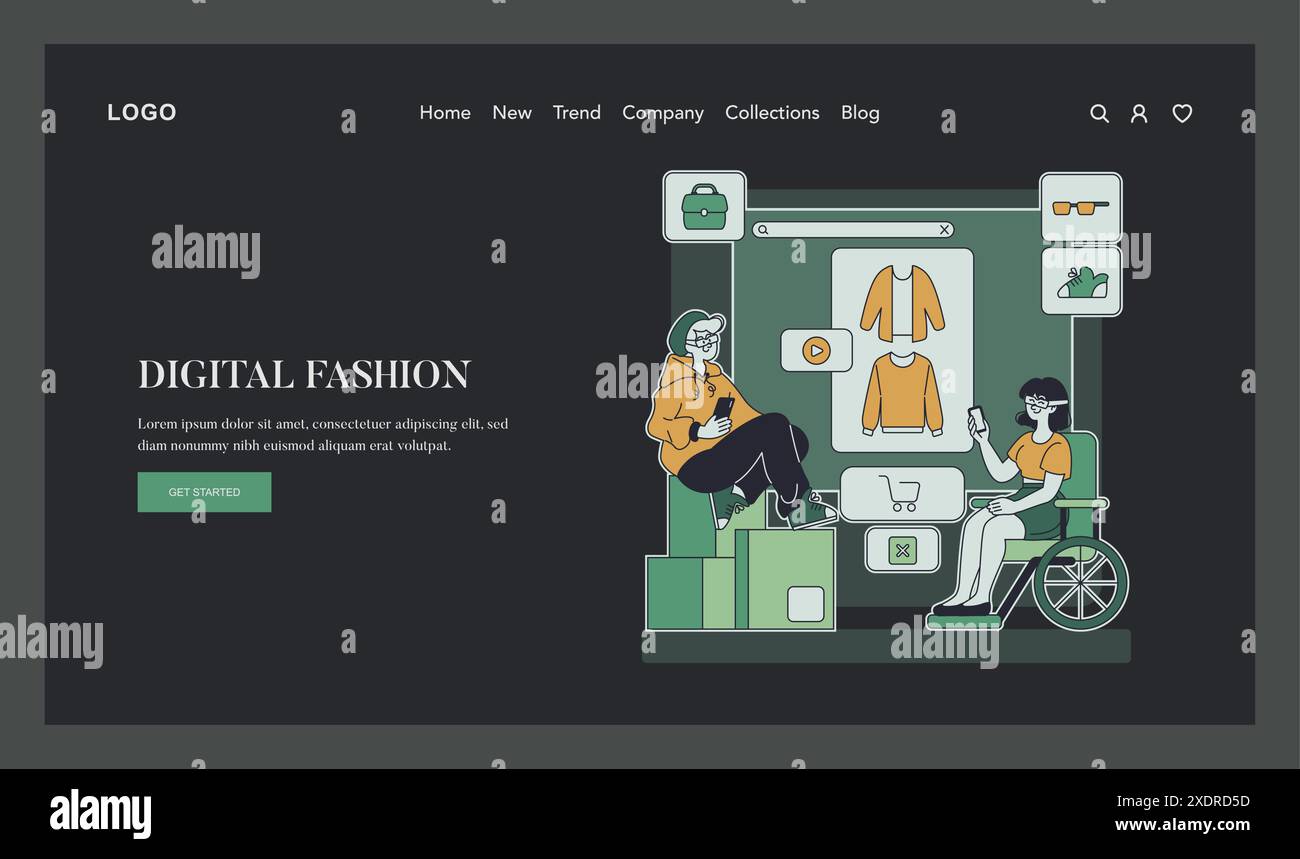 Digital storefront platform Stock Vector Images - Alamy