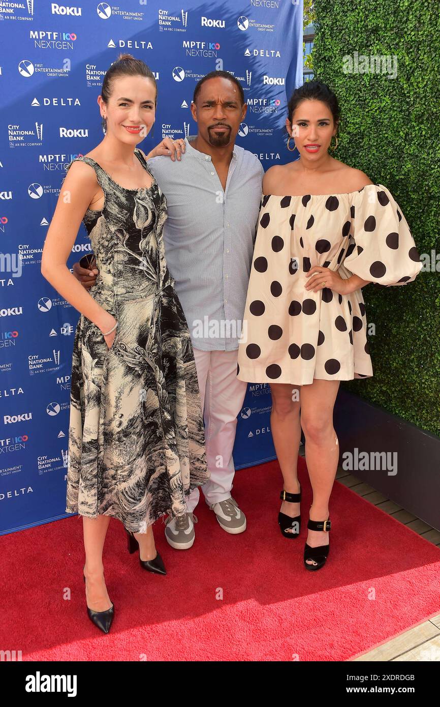 Camilla Belle, Jason Winston George und Tiffany Smith bei der MPTF ...