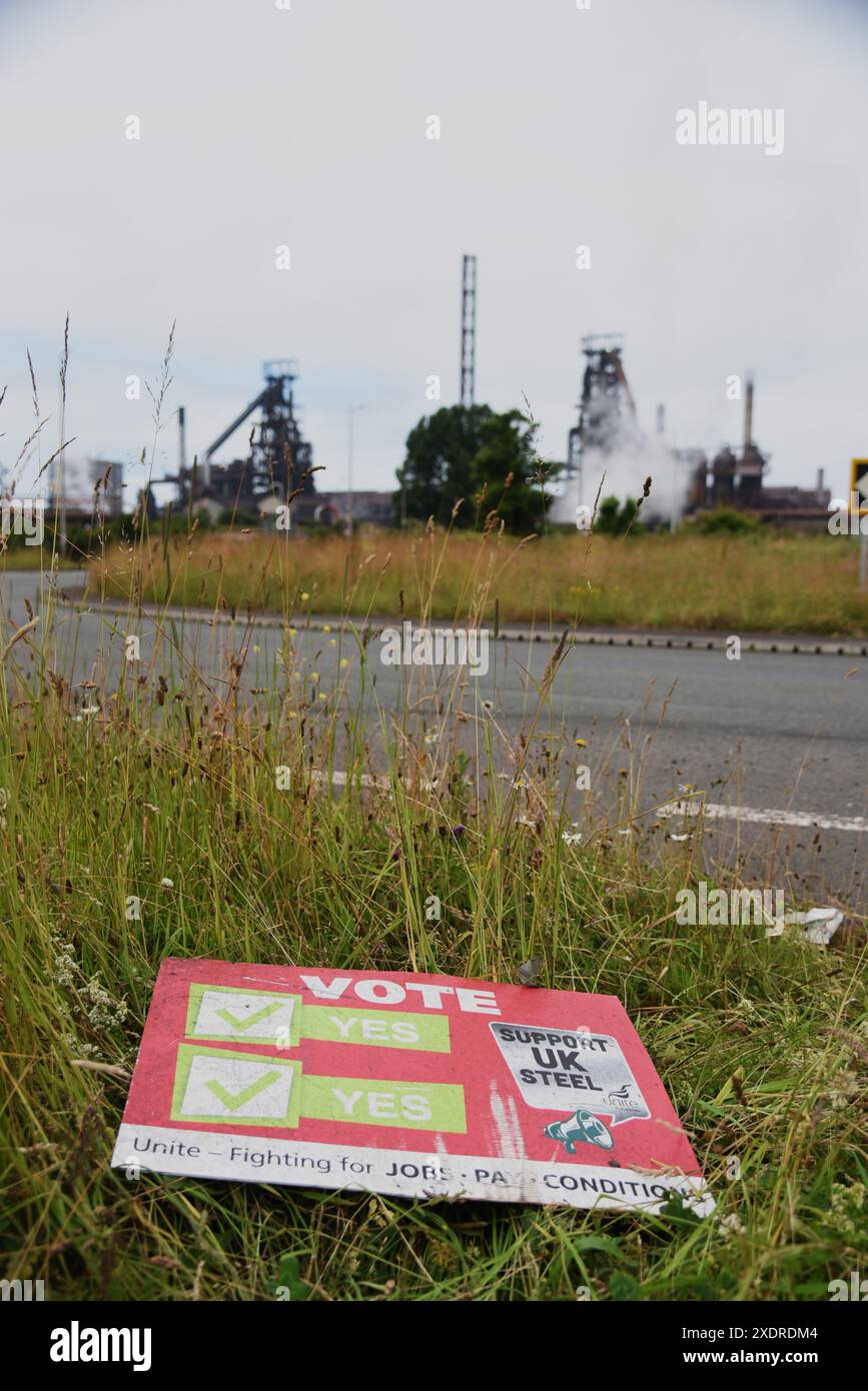 Pictures show Tata steelworks, Port Talbot, South Wales ahead of a ...