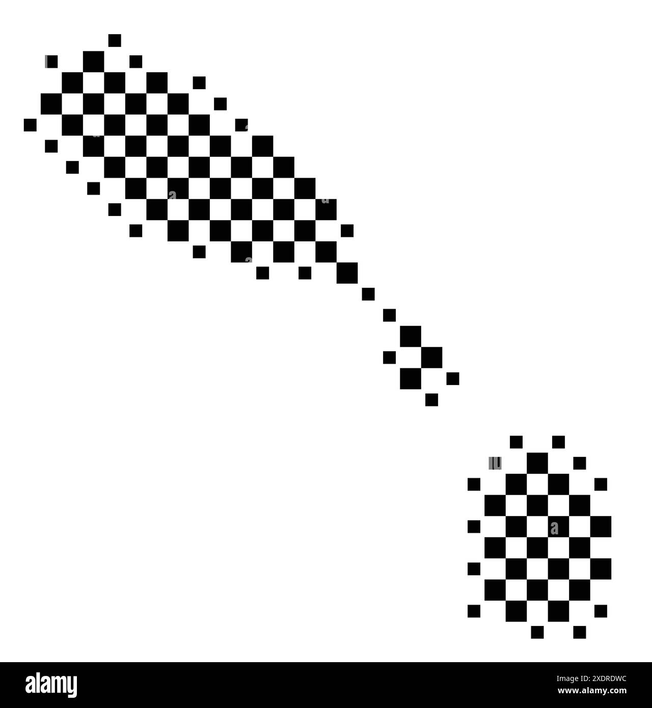 Abstract map of Saint Kitts and Nevis showing the country with a ...