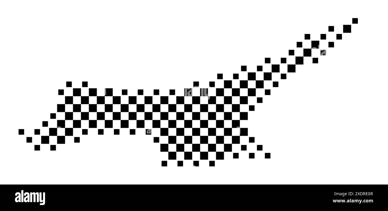 Abstract map of Turkish Republic of Northern Cyprus showing the country ...