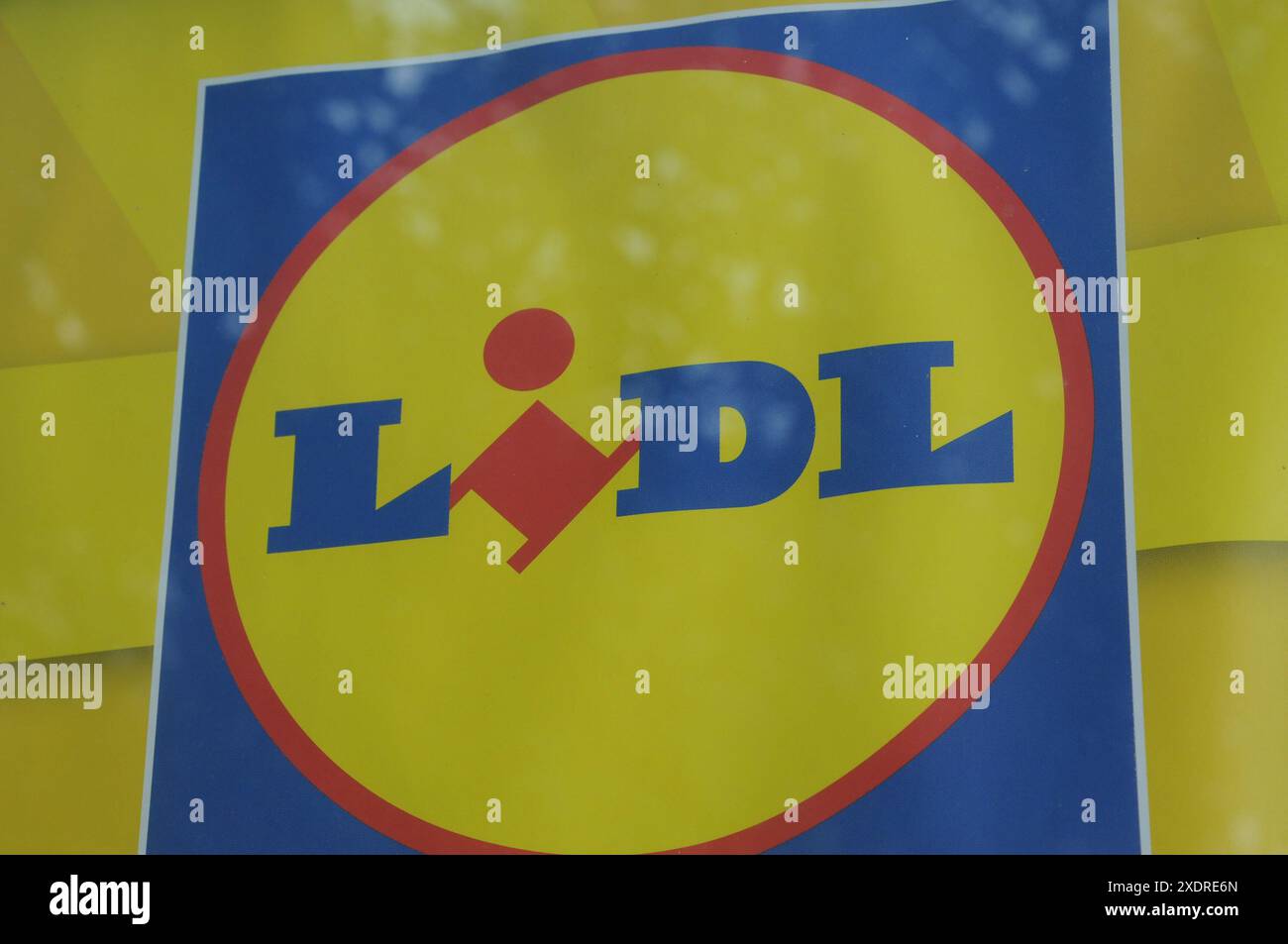 Copenhagen/ Denmark/24 June 2024German lidl grocery store in danish ...