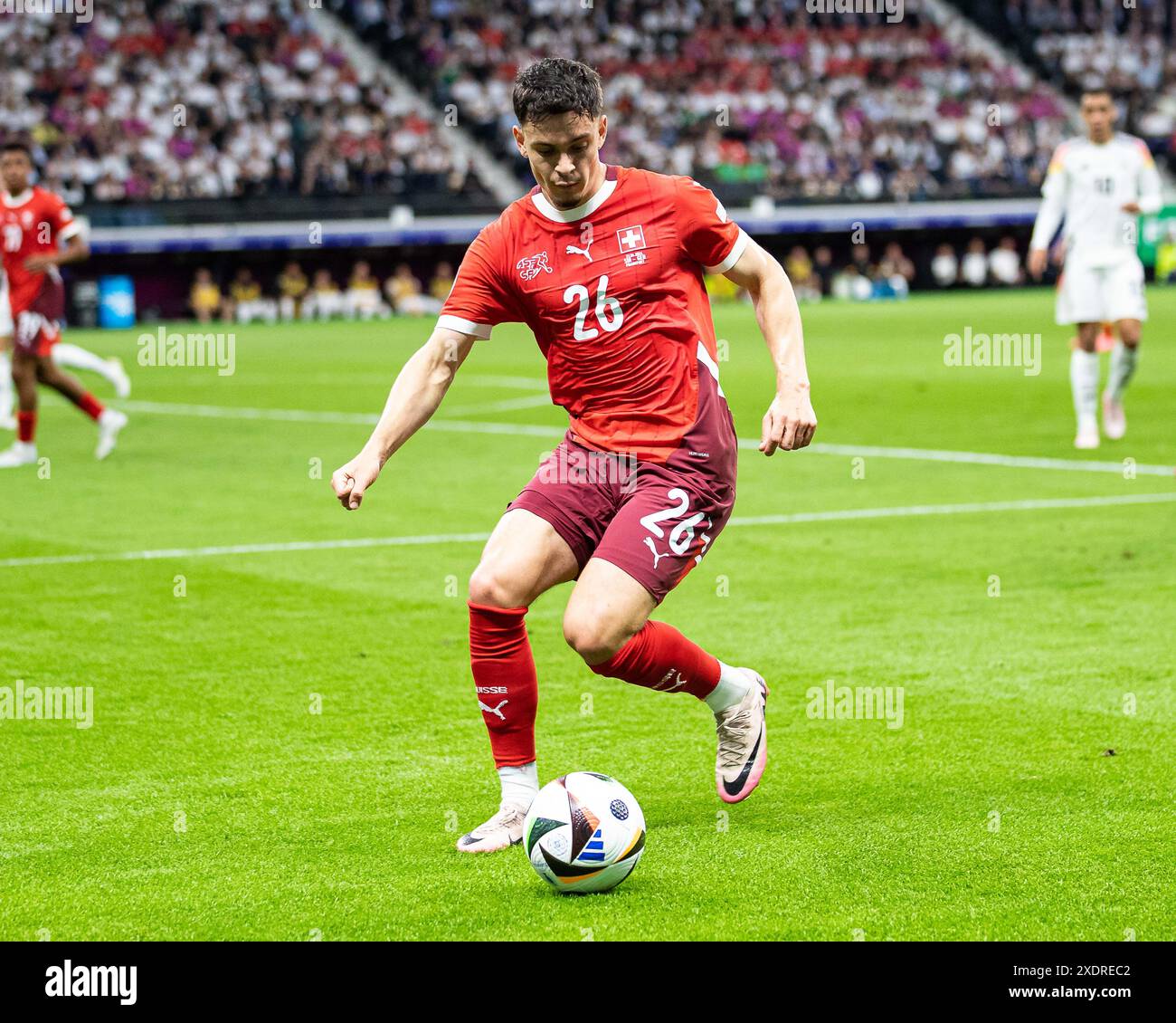 Fabian Rieder (Schweiz #26) GER, Switzerland (SUI) vs. Germany (DEU ...
