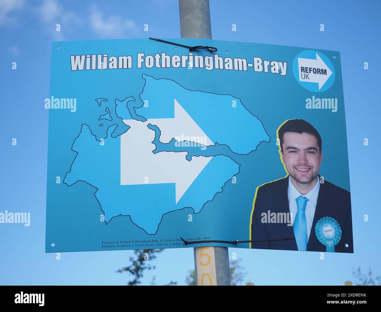 Sheerness, Kent, UK. 24th June, 2024. General election placards seen ...