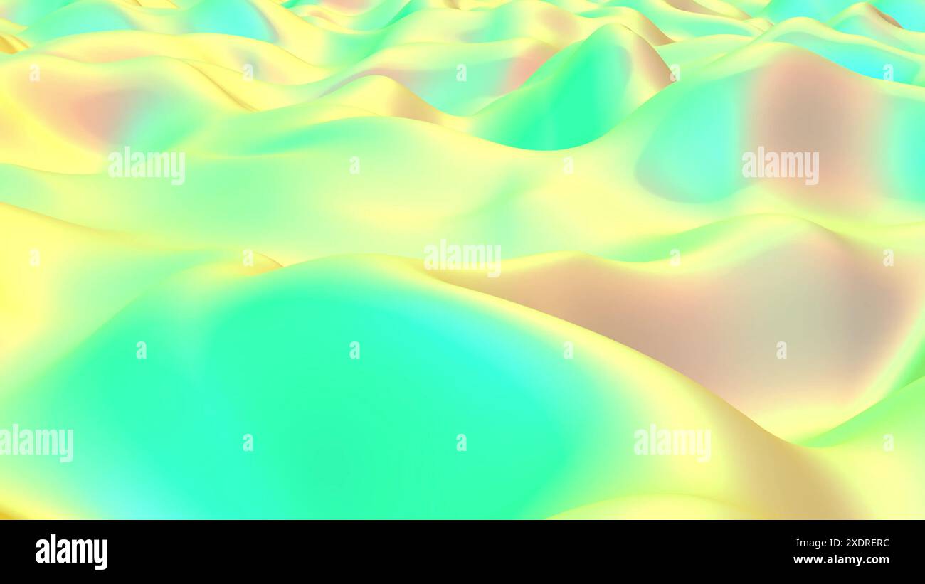 Trend color wave bg intro 3d render Stock Photo - Alamy